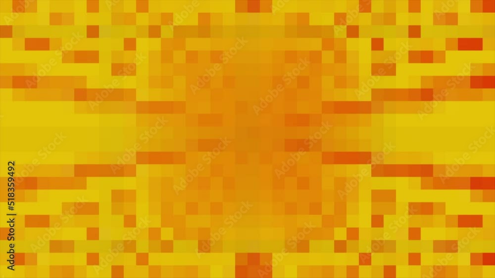 Flickering ray distortion with pixels. Motion. Bright background with ...