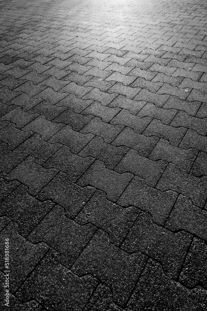 paving texture in the parking Stock Photo | Adobe Stock