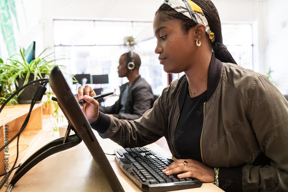 Animator at work Stock Photo | Adobe Stock