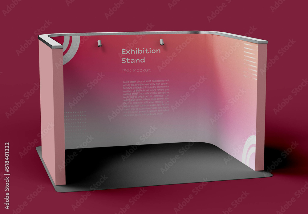 Exhibition Stand Layout Mockup Stock Template | Adobe Stock