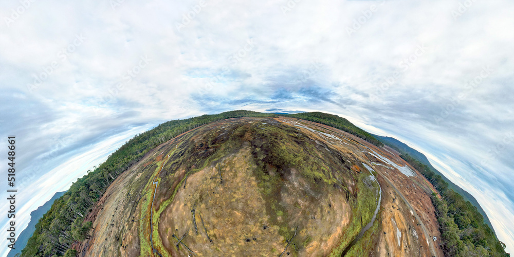 Deforestation for farming & grazing: land clearing of Australian bush ...