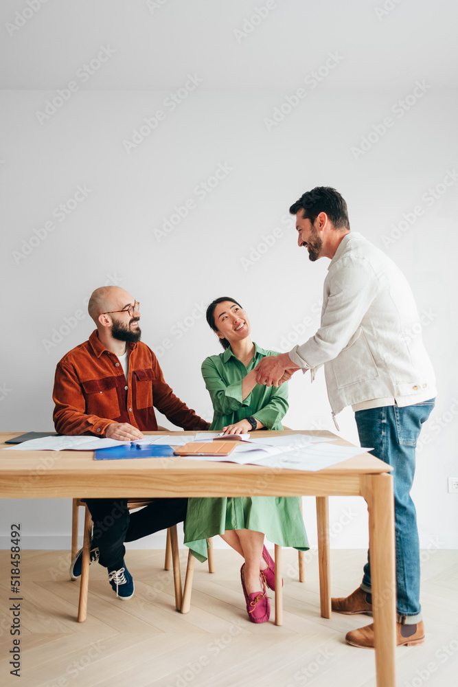 Couple Signing Contract Stock Photo | Adobe Stock