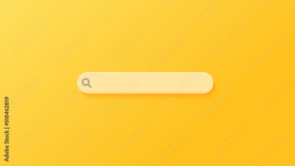 Minimal search bar. Simple and modern search bar design. Stock ベクター ...