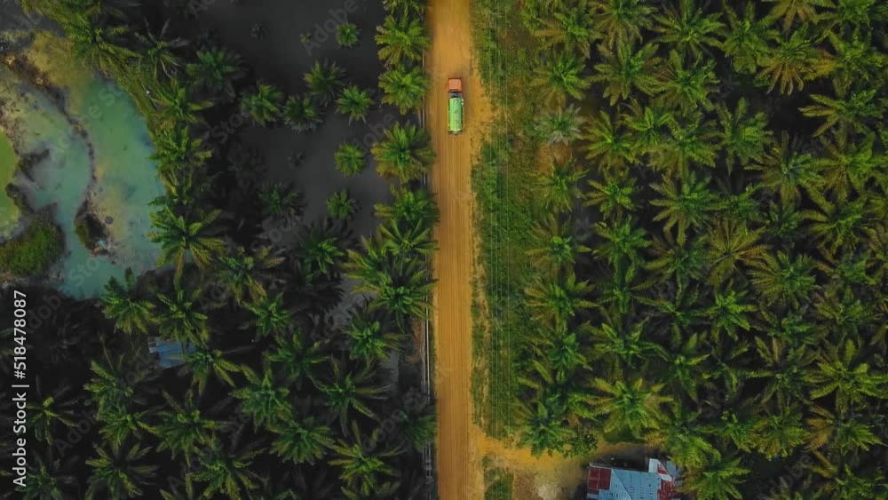 Cinematic Drone Footage of Vacuum Truck sequences in the middle of the ...