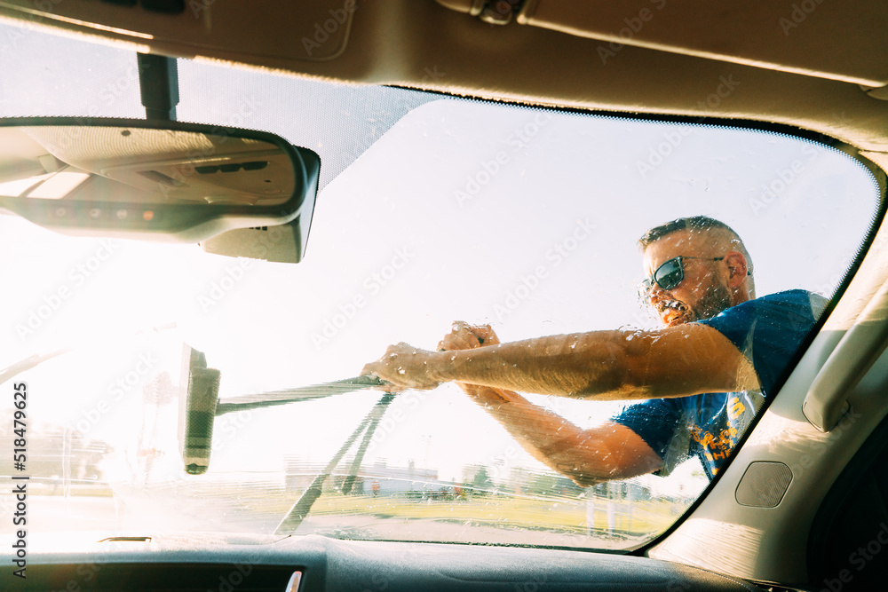 Water and soap dripping down. Stock Photo | Adobe Stock