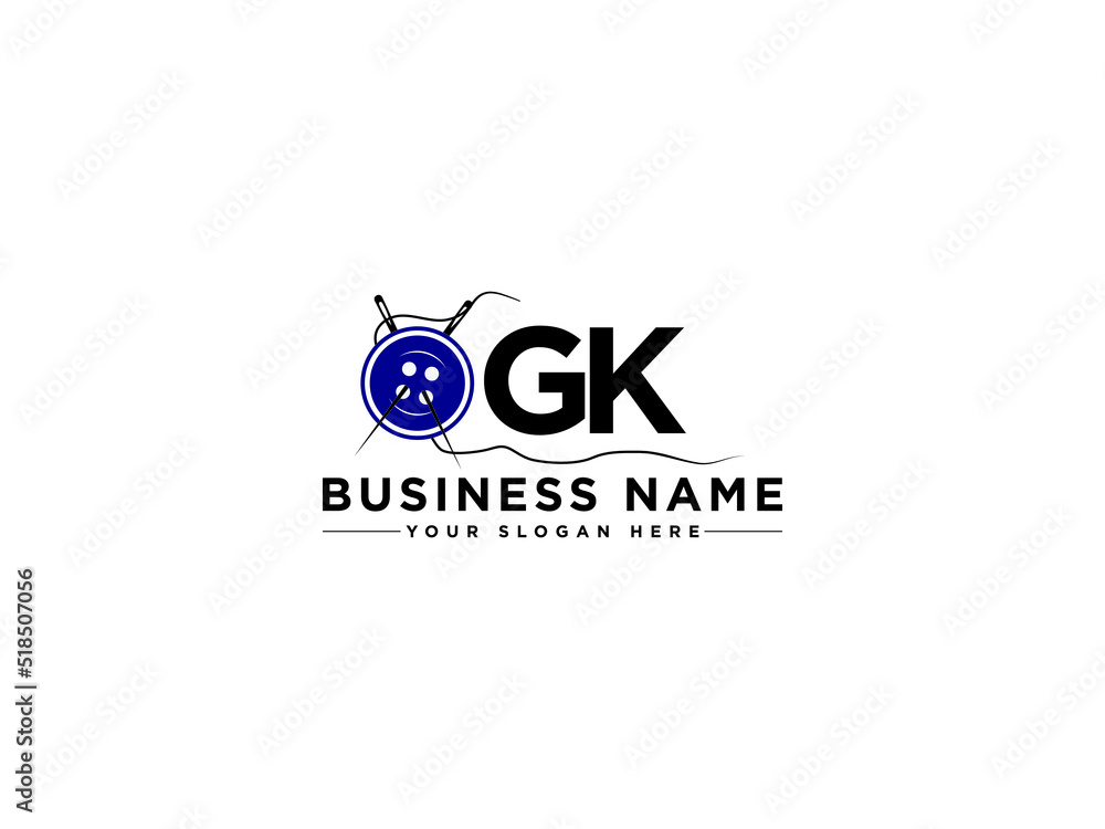 Abstract GK Logo Icon, Creative Gk g k Logo Letter Vector Image Design ...