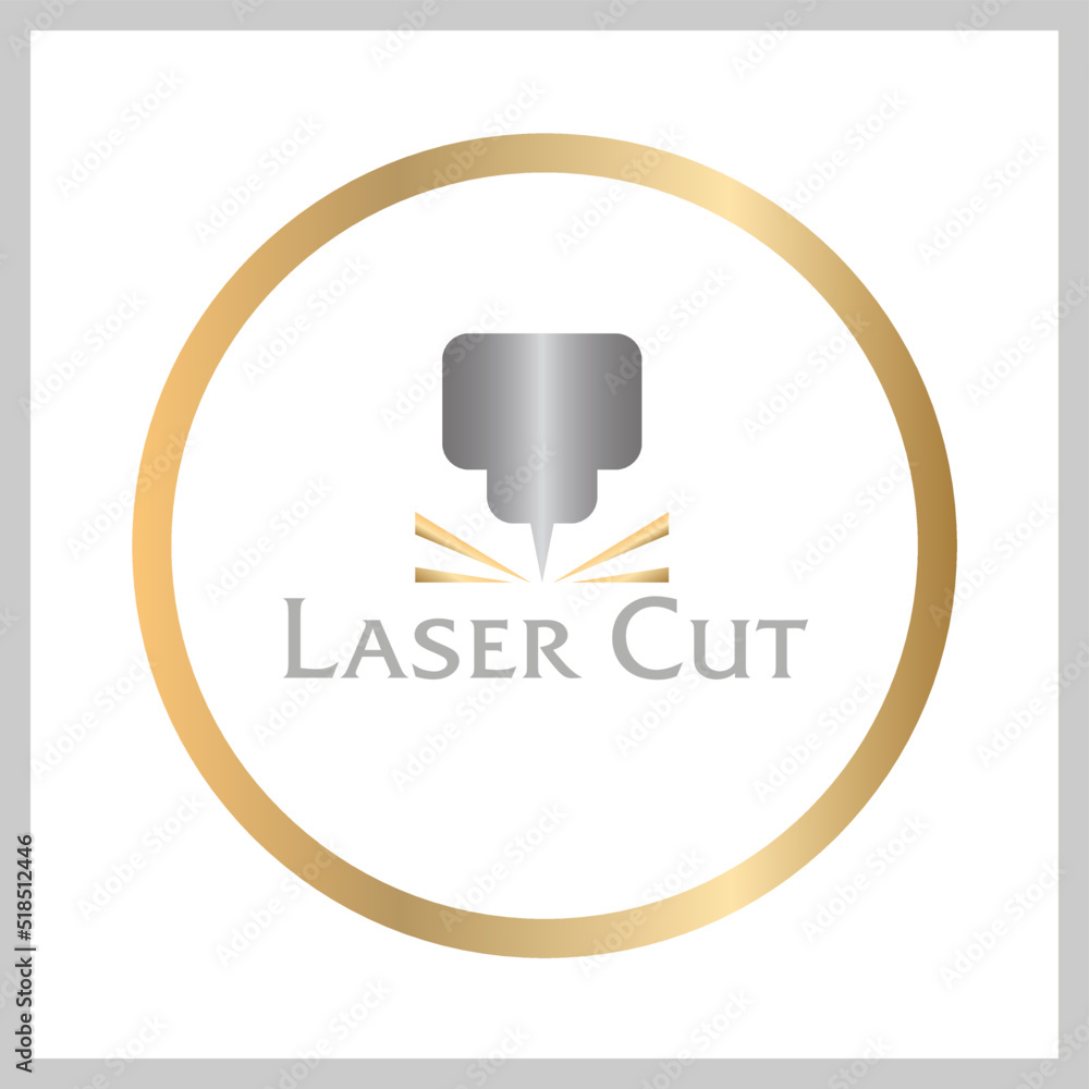 cnc, laser cut logo work Stock Vector | Adobe Stock