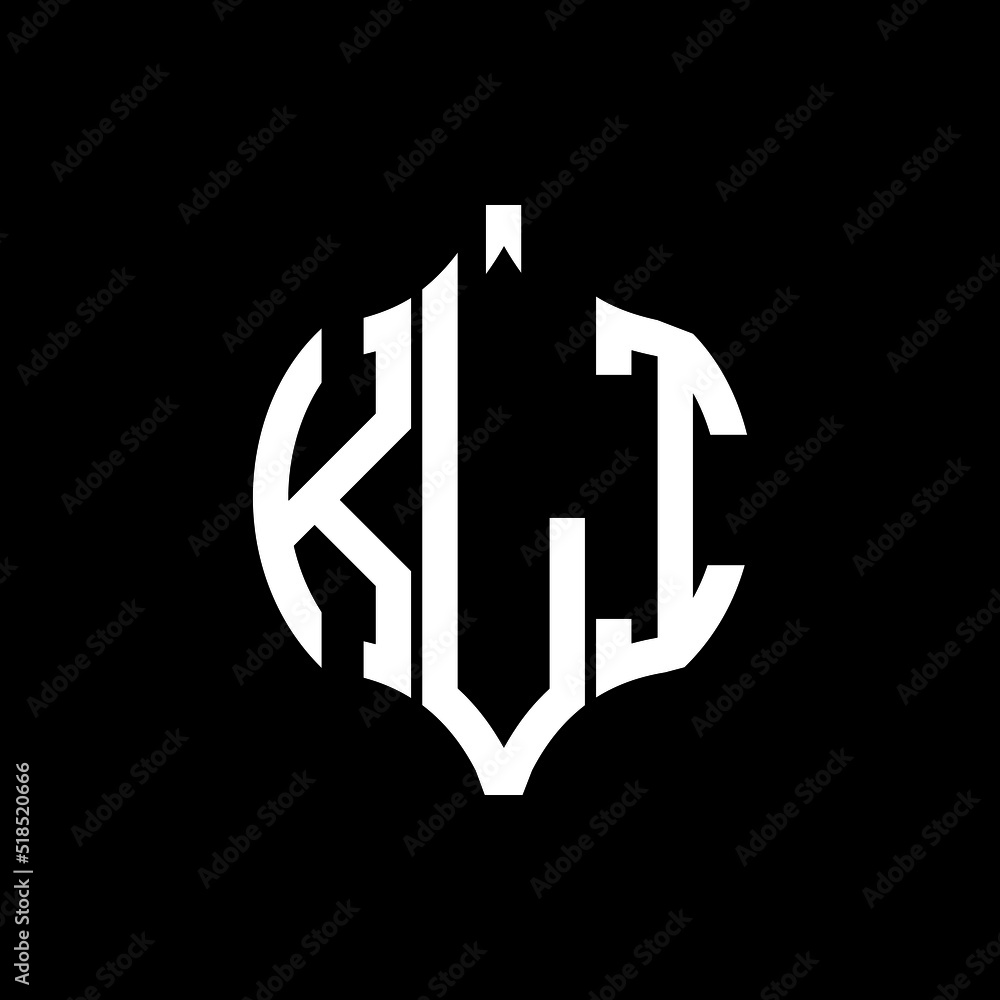 KLT letter logo. KLT best black background vector image. KLT Monogram ...