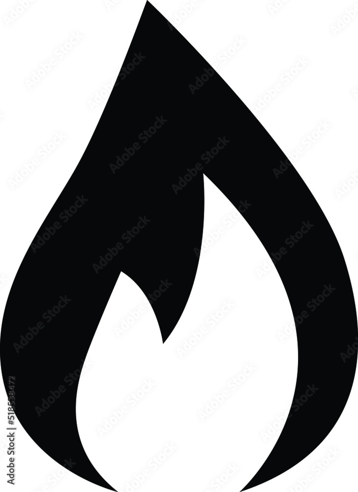 vector gas icon , illustration of gas icon black Stock Vector | Adobe Stock