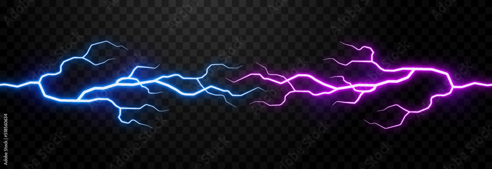 Vector lightning, lightning png, thunderstorm, lighting, flash. Blue ...