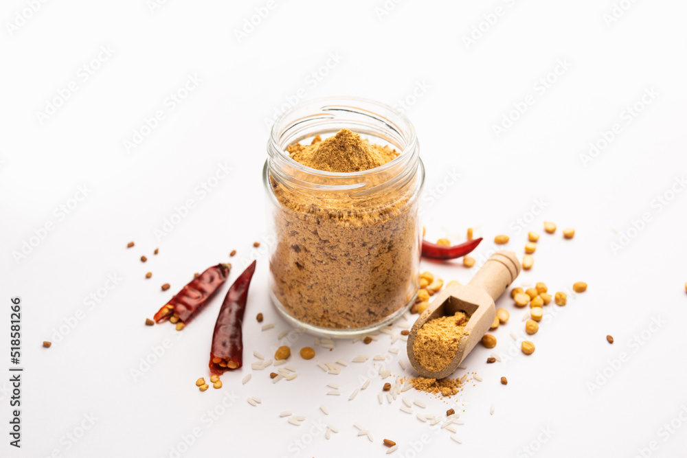 Idli Podi or chutney Powder- dry condiment for South Indian breakfast Stock Photo | Adobe Stock