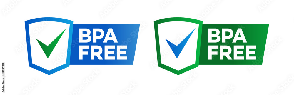 BPA free certificate label -no phthalates and no bisphenol A for safe ...
