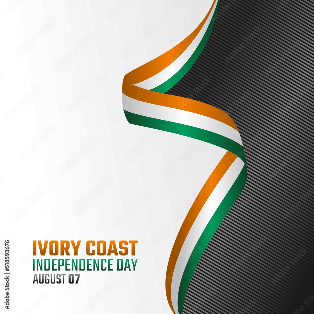 vector graphic of ivory coast independence day good for ivory coast ...