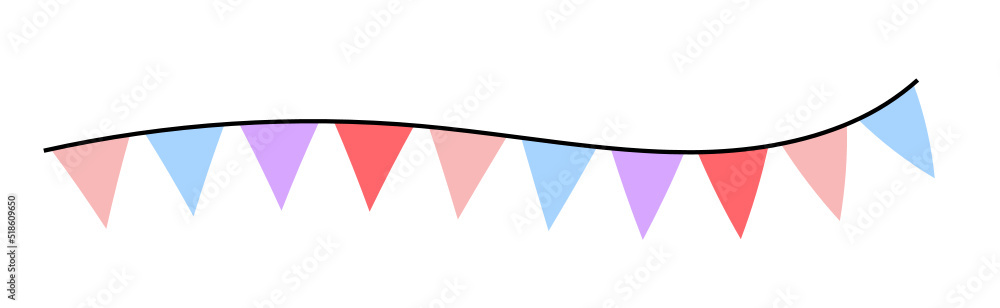 colorful flag banner Stock Vector | Adobe Stock