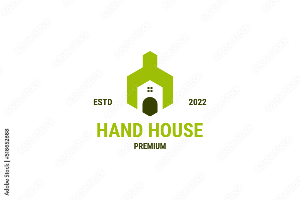 Flat home house service logo design vector icon illustration idea Stock ...