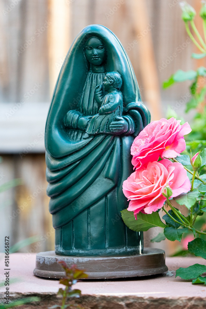Statue of Our Lady Of The Angeles (Nuestra Señora de los Angeles ...