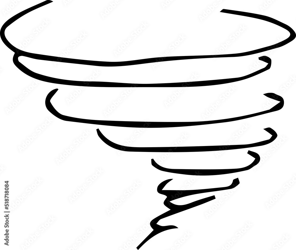 Simple Hurricane Drawing