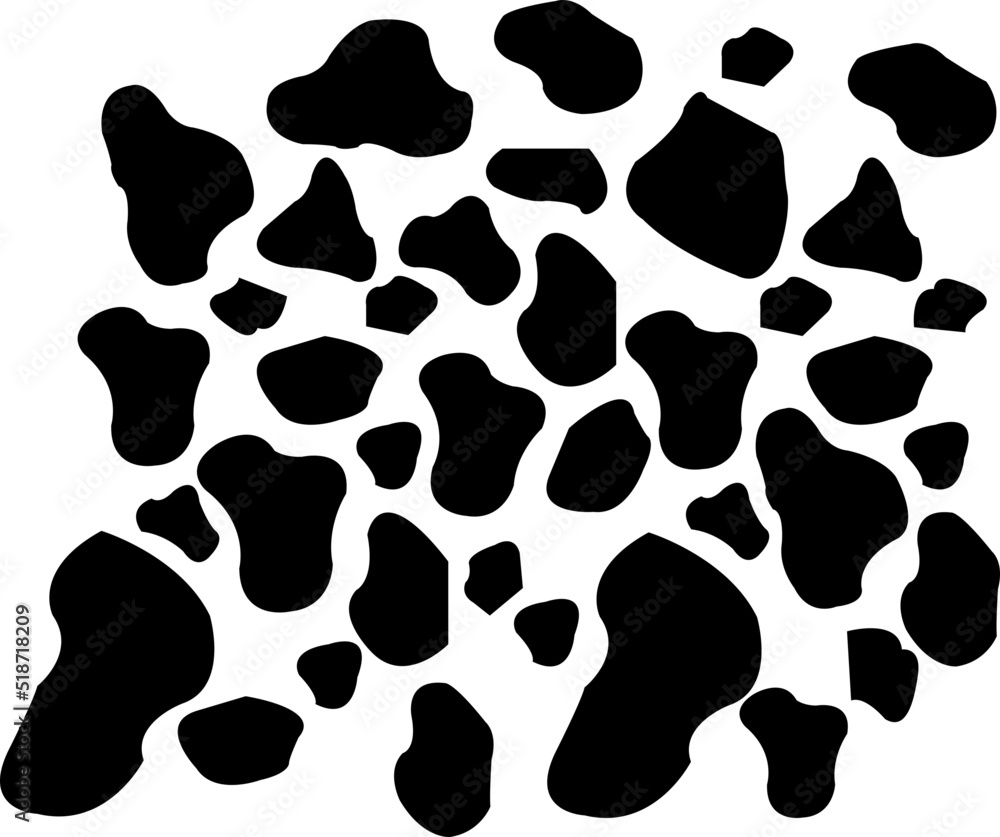 Cow print svg vector cut file for cricut and silhouette vector de Stock ...