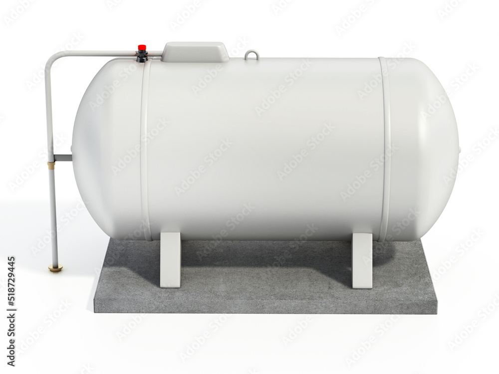 Propane tank isolated on white background. 3D illustration Stock ...