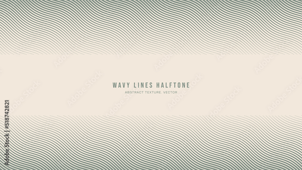 Wavy Rippled Lines Halftone Engraving Pattern Abstract Vector Pale ...