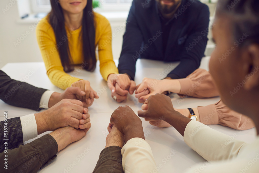 Diverse mixed race multiethnic team of different people sitting ...