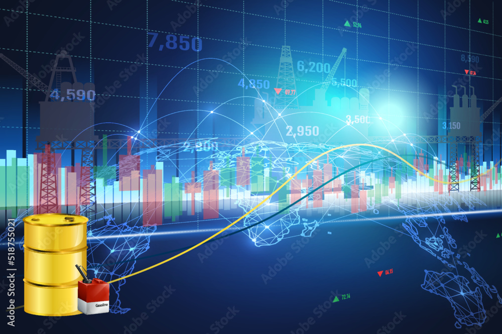 stock brent barrel growth rise in crude oil stock prices fluctuations ...