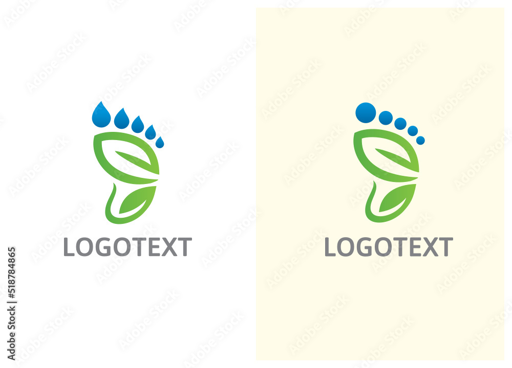 Ecological Footprint logo illustration design [vector] Stock Vector ...