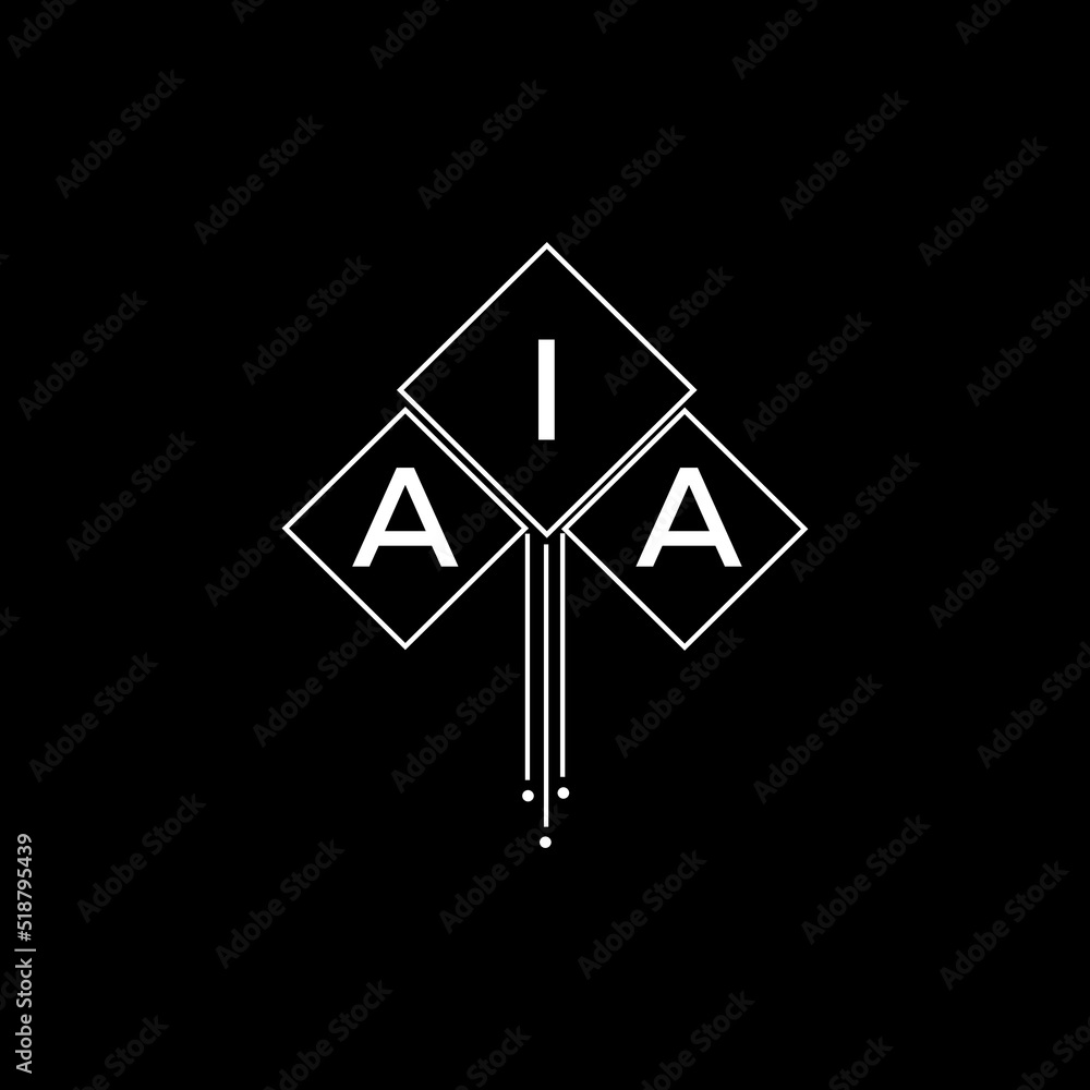 AIA letter logo design with white background in illustrator, AIA vector ...