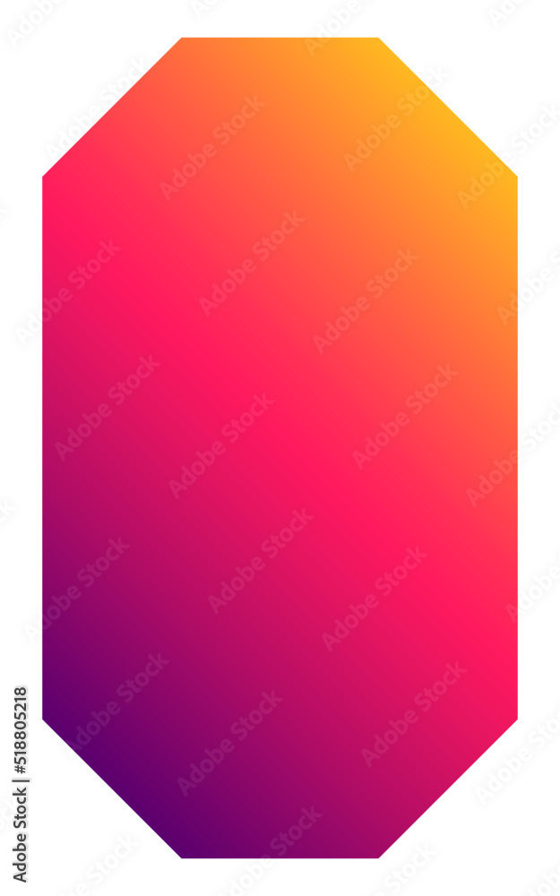 long octagon background Stock Vector | Adobe Stock