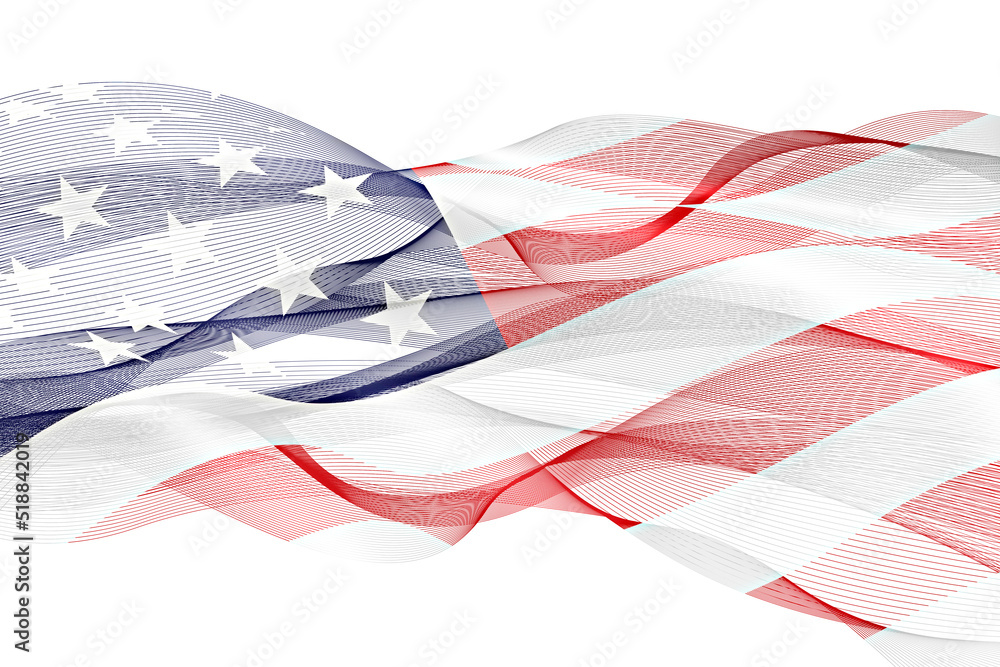 USA Color background concept for independence, veterans, labor ...