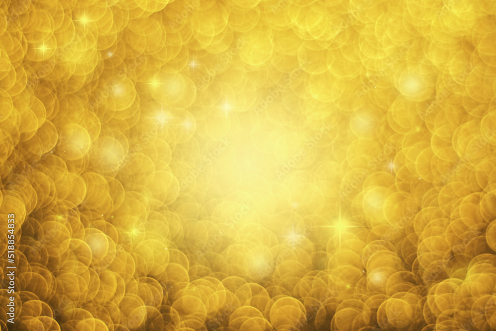 Gold Bokeh Sparkle Glitter Background Stock Illustration Adobe Stock