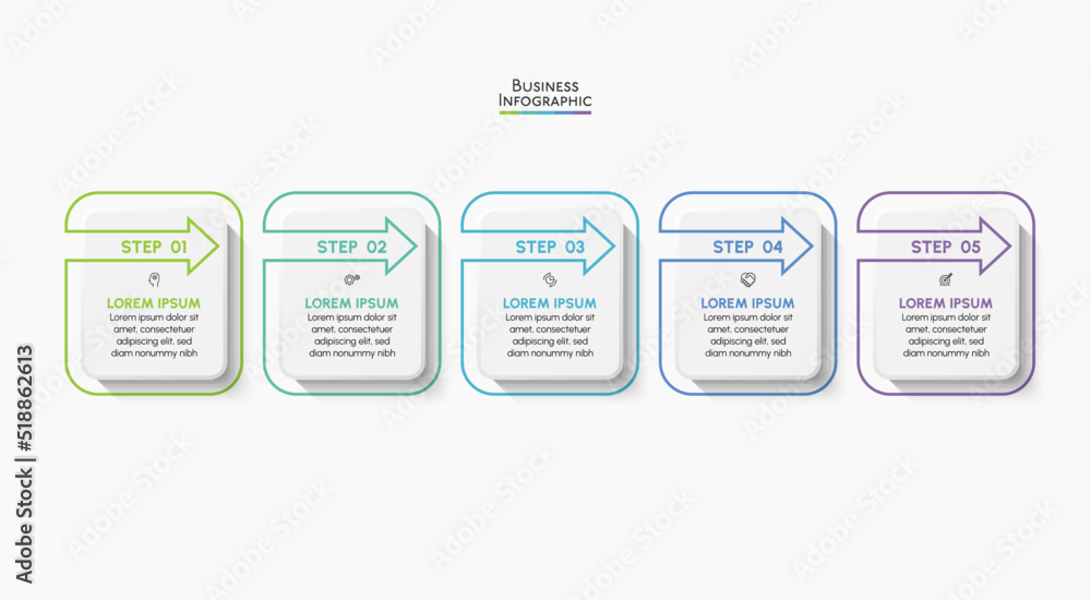Business data visualization. timeline infographic icons designed for ...