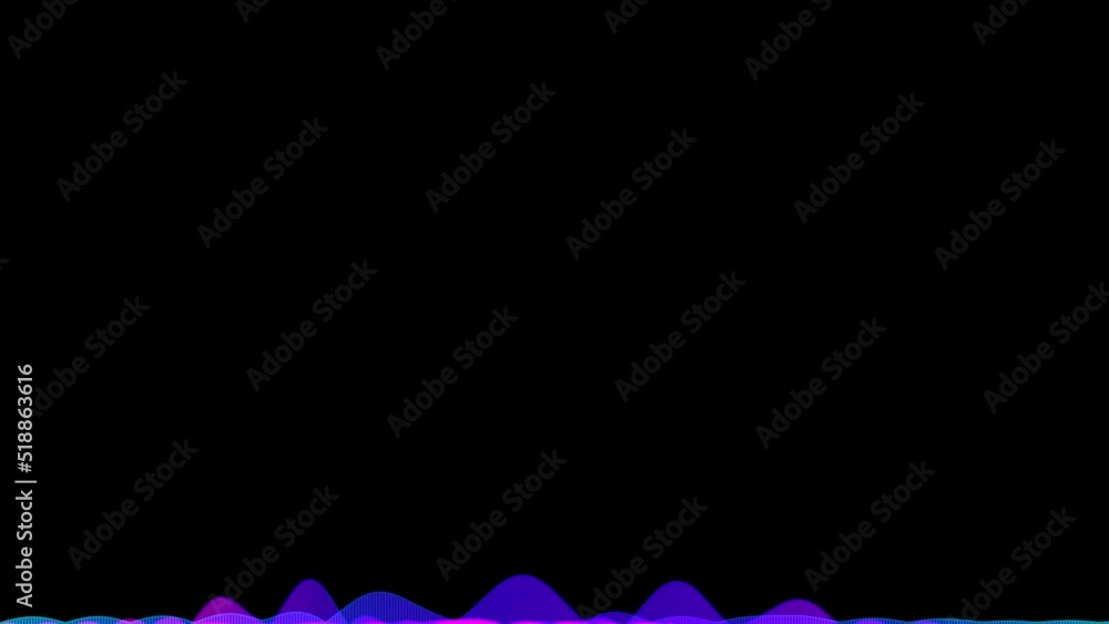 Audio Spectrum. Audio Visualizer. Soundwave effect. music visualizer ...