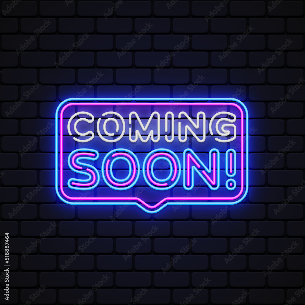 Retro coming soon, great design for any purposes. Marketing concept ...