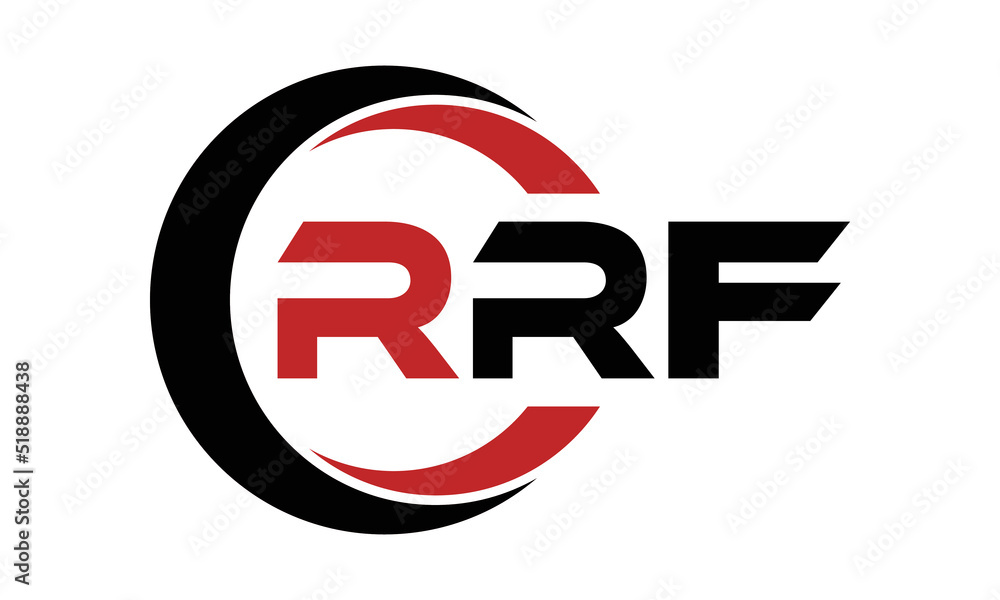 RRF three letter swoosh logo design vector template | monogram logo ... RRF three letter swoosh logo design vector template | monogram logo ...