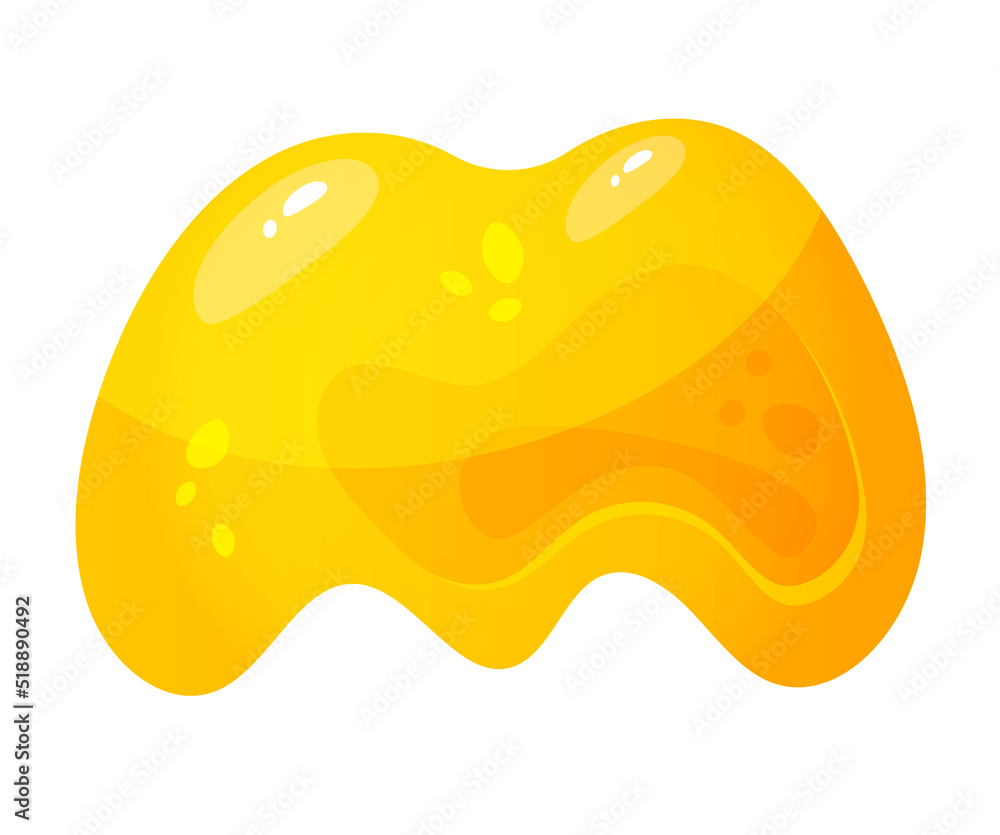 Jelly colorful alphabets, comic alphabet for children. Jelly bright ...