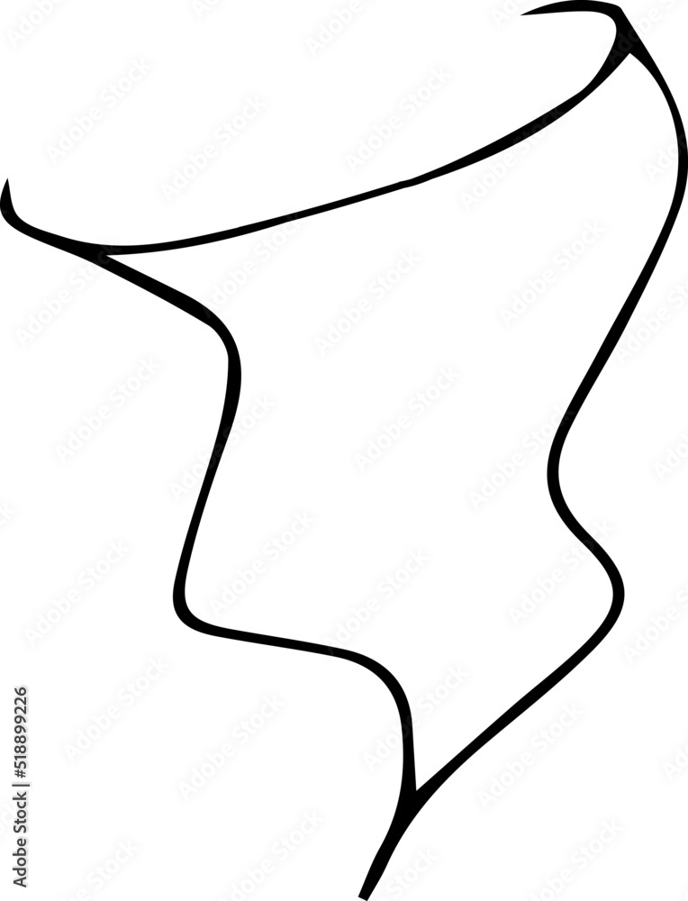 Vortex illustration. Hand-drawn doodles illustration. Line art. Stock ...