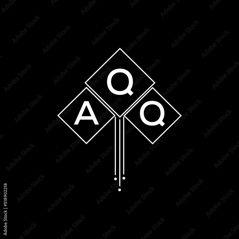 AQQ letter logo design with white background in illustrator, AQQ vector ...