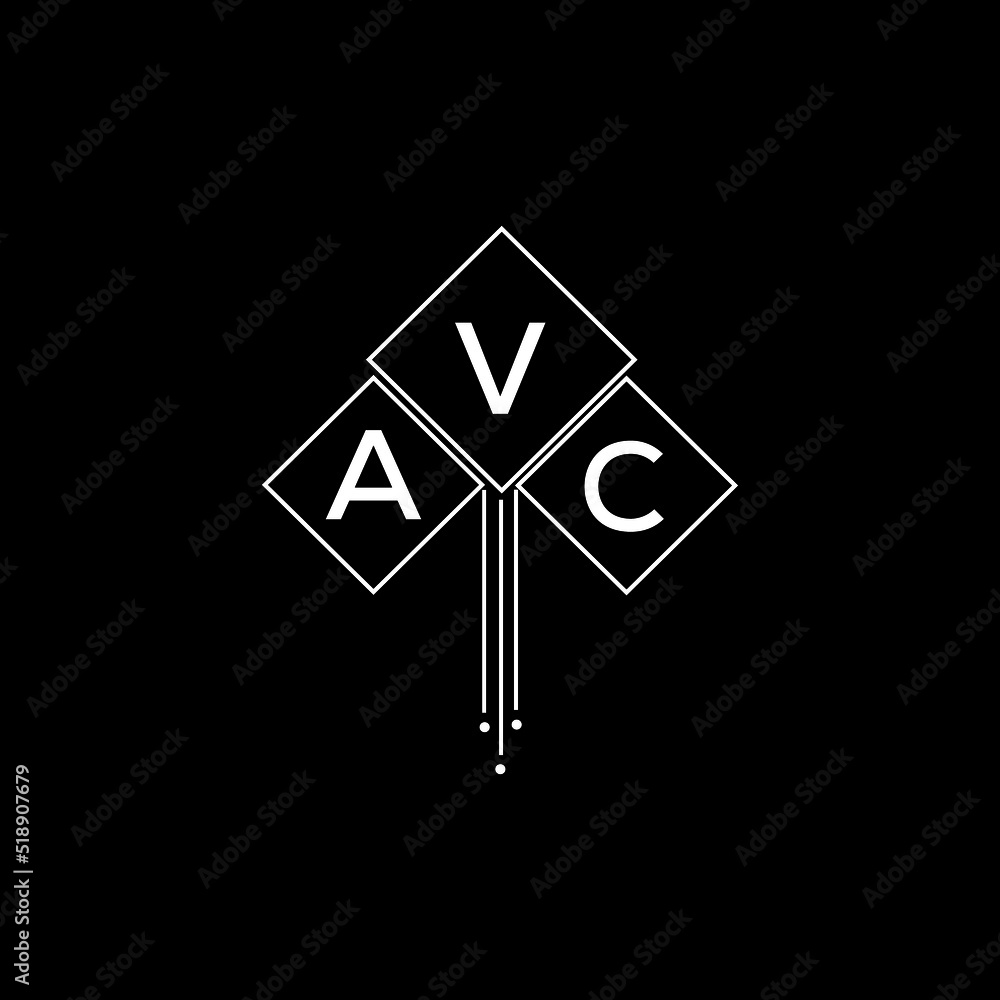 AVC letter logo design with white background in illustrator, AVC vector ...