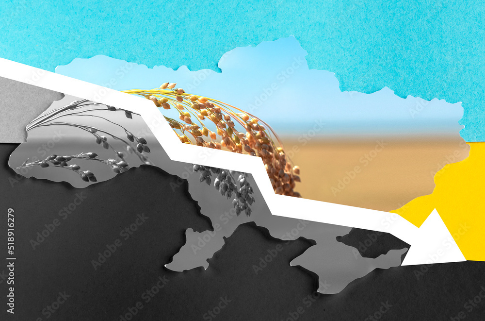 Problems with supply of wheat, flour. food supply crisis. threat of ...