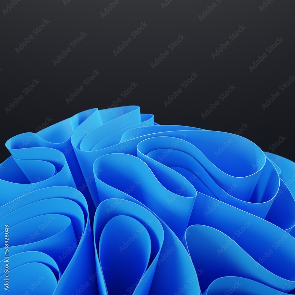 Background screensaver with a trendy design. Waves of fabric on the ...