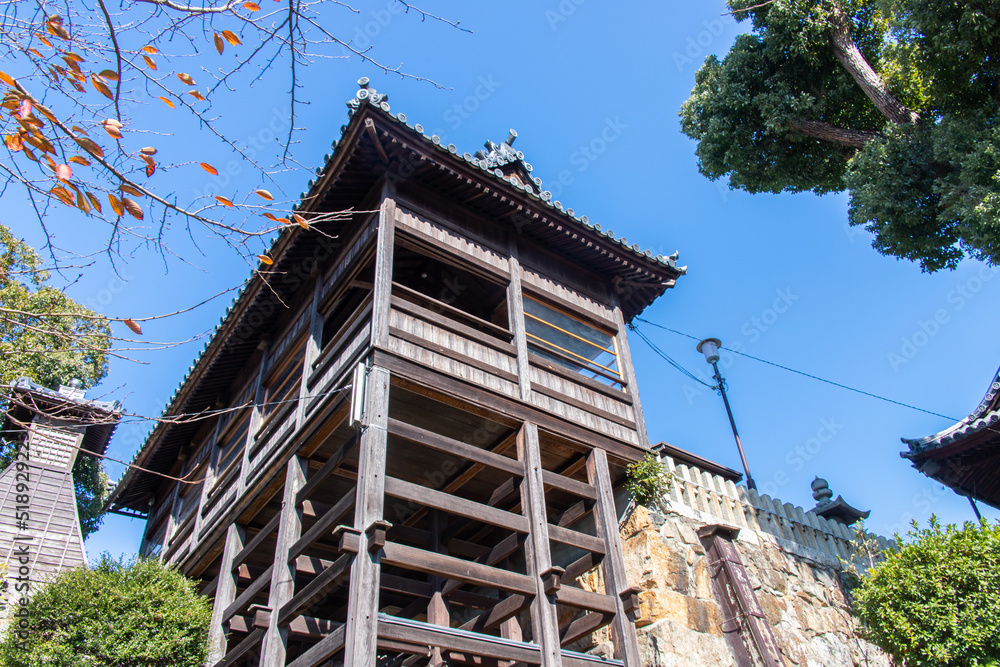 achi shrine, Kurashiki bikan historical quarter area, religion, retro ...