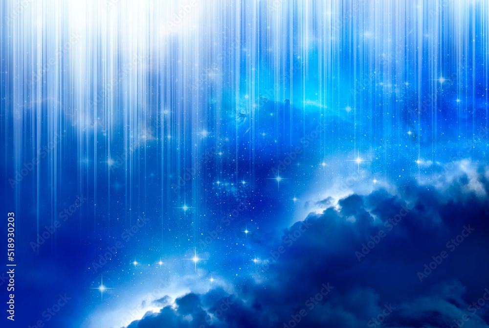 blue abstract mystic magical cosmic universe spiritual angelic ...