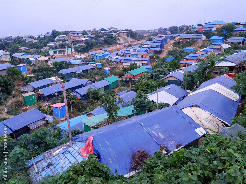 Rohingya refugee camp tent house world largest refugee camp Stock Photo ...