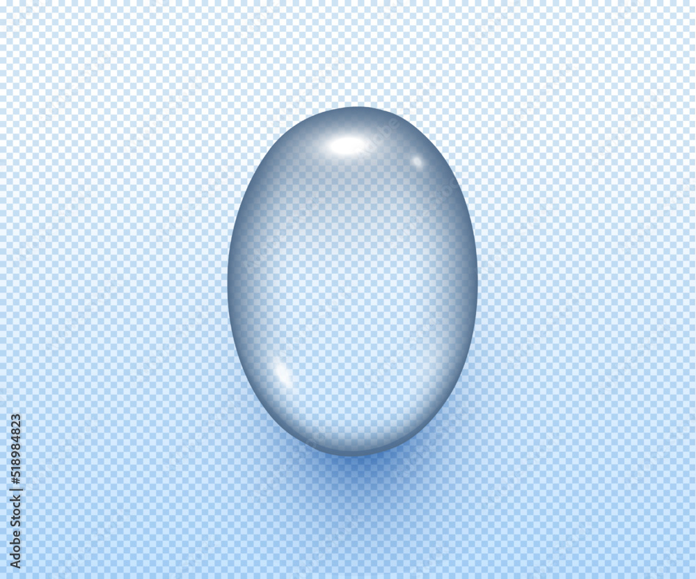 Vector water 3d realistic style isolated on transparent background ...