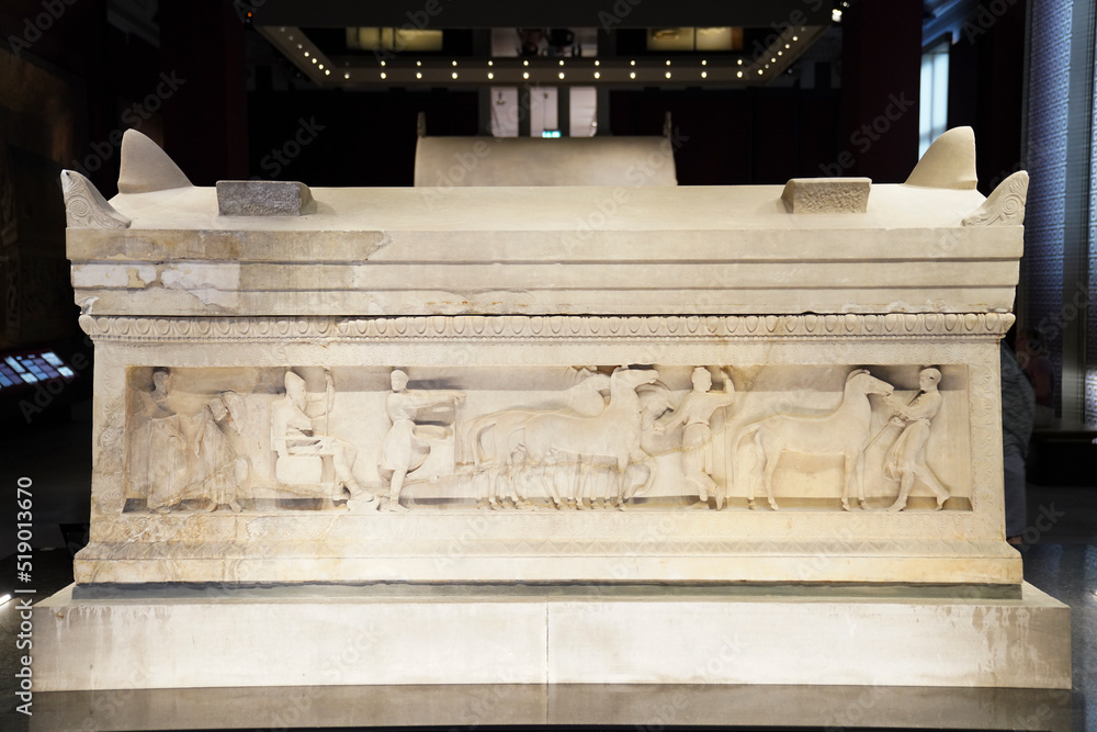 Sarcophagus Satrap (440-370 BCE) is the building in the Istanbul ...