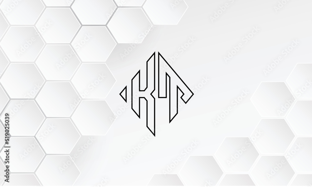 KT, TK Abstract Letters Logo Monogram Stock Vector | Adobe Stock