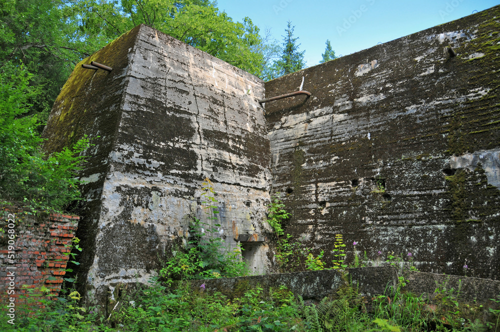 Wolf's Lair was Adolf Hitler's first Eastern Front. Plaque ...