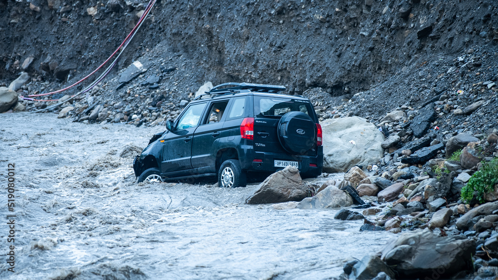 Disaster clouds burst in Himalayas heavy rainfall bridge collapsed ...