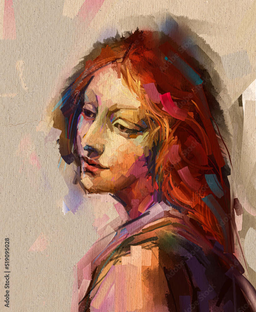 Modern Oil Painting Portraits